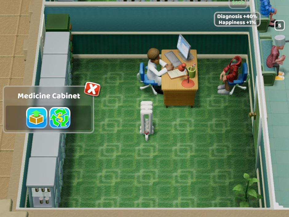 Two Point Hospital Tips For GP's Office Queue Problem - Paradite